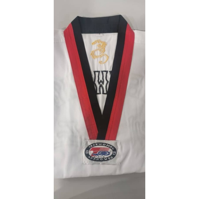 Poom belt Taekwondo uniform - Golden Dragon A303